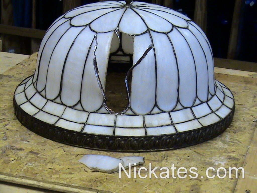 Tiffany lamp repair - 100's of Professional Slag Glass Lamp Repairs